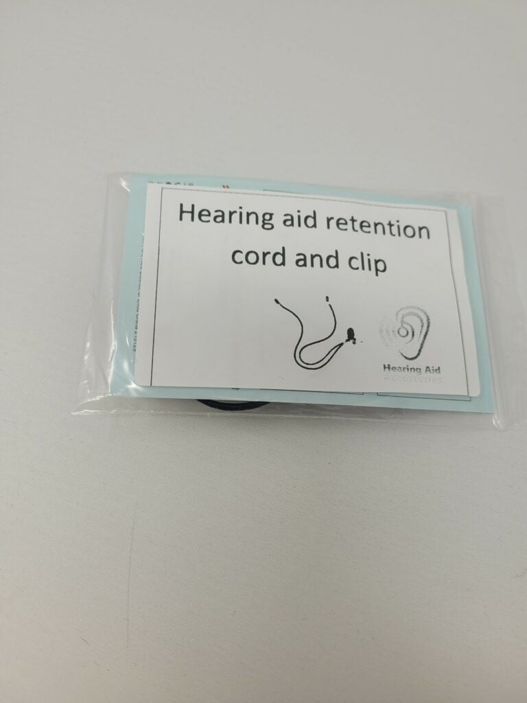 Hearing aid retention cord and clip - Hearing Aid Accessories